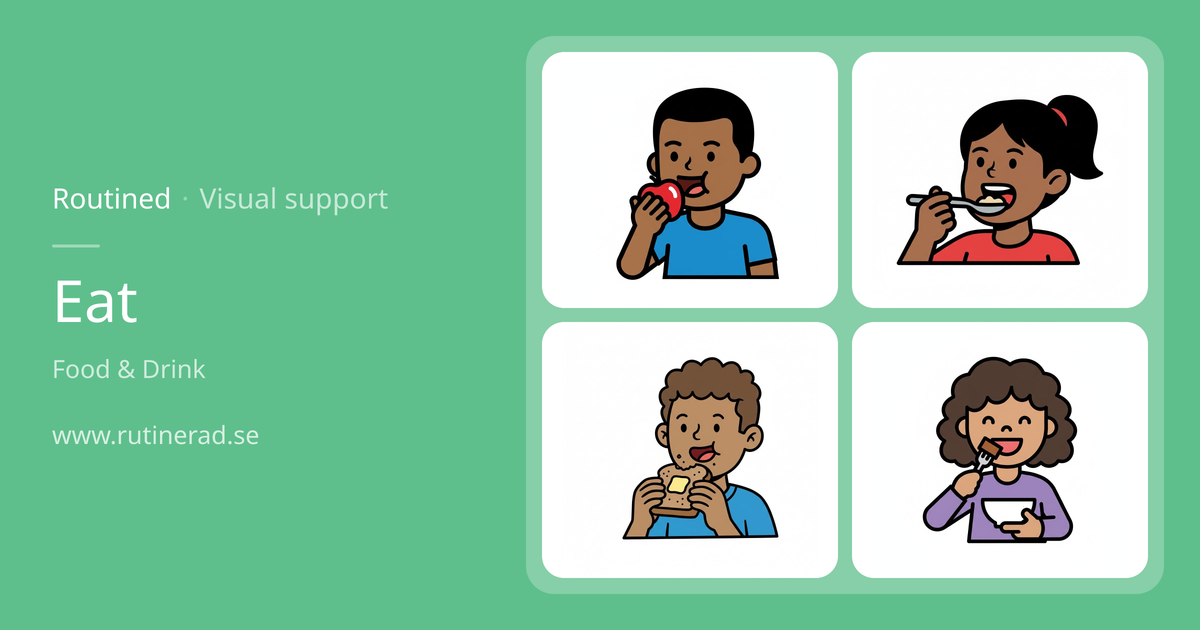 Eat - Visual Support | Routined